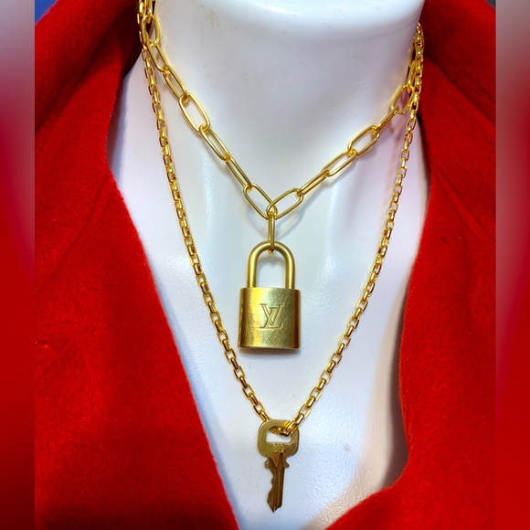 Accessories | Lv Padlock Set W Chain | Poshmark